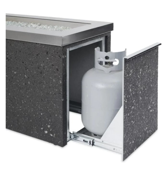 The Outdoor GreatRoom Company Key Largo 54-Inch Linear Gas Fire Pit Ta ...